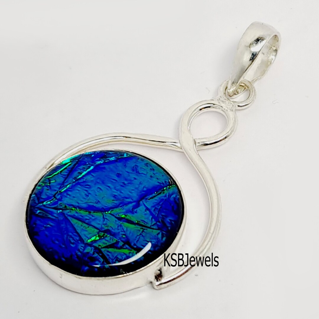 Australian Triplet Opal Pendant: Handmade Sterling Silver Jewelry - Etsy