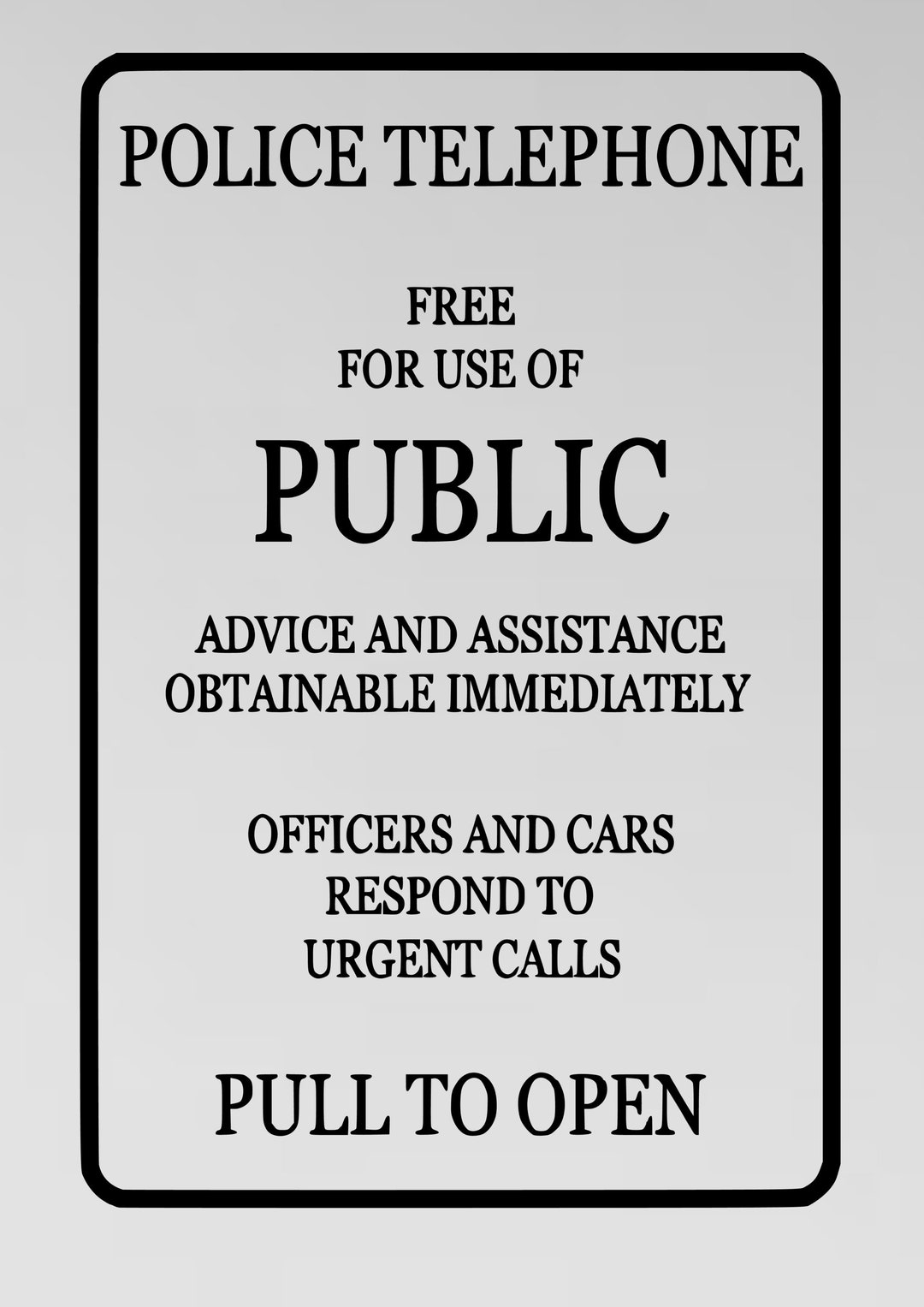 Doctor Who Tardis Police Telephone Box Wall Art Decal Novelty Sticker ...