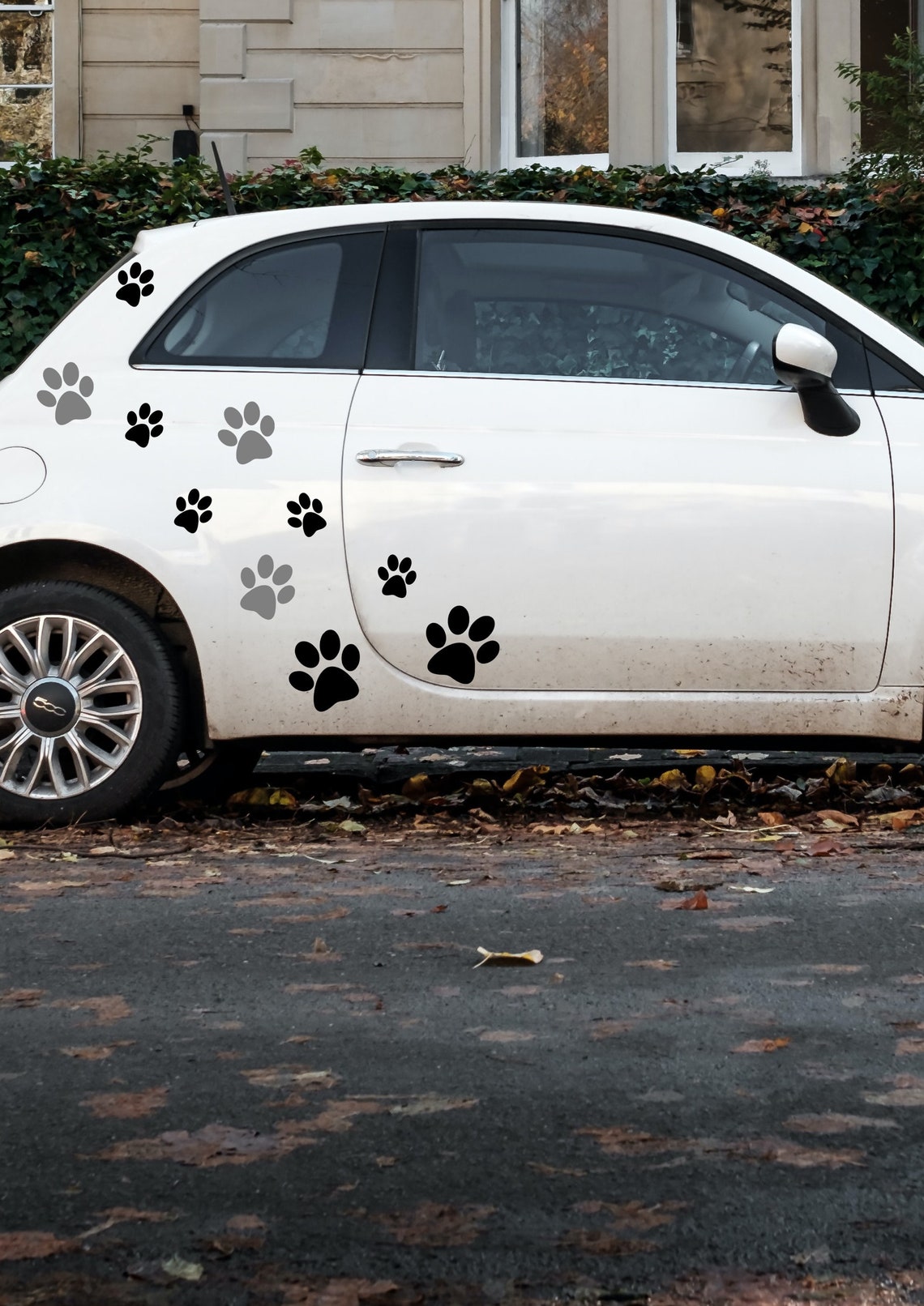 Paw Print Vinyl Wall Decals: Toy Box, Car Stickers - Etsy UK