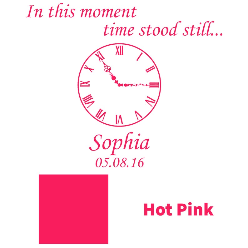 Time Zone Clock Decals City Decals Indoor Wall Decals Time - Etsy