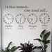 Time Zone Clock Decals City Decals Indoor Wall Decals Time - Etsy