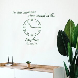 Time Zone Clock Decals City Decals Indoor Wall Decals Time - Etsy