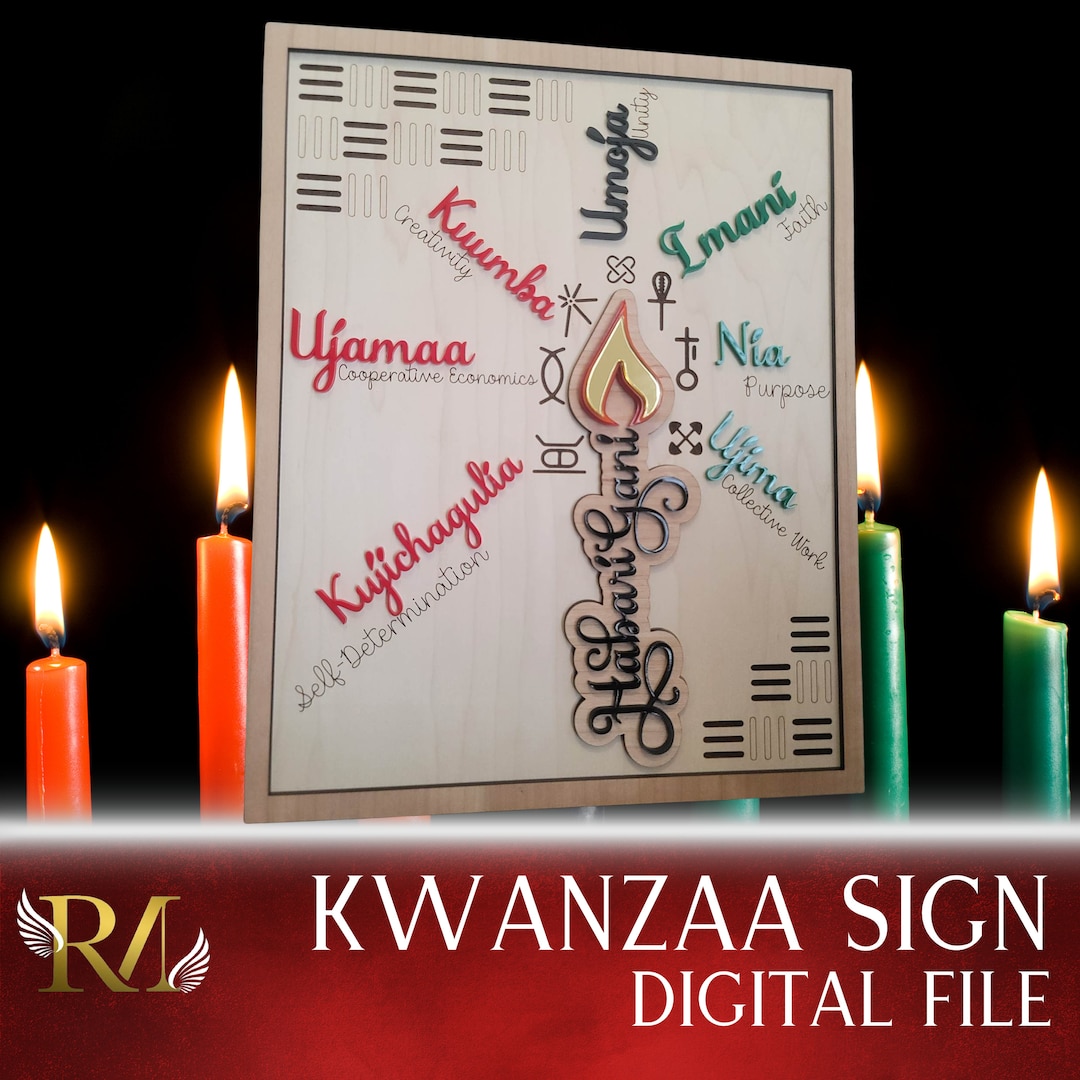 Kwanzaa Sign Digital File - Etsy