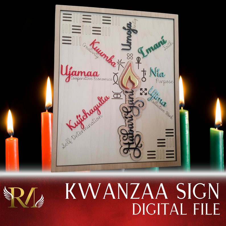 Kwanzaa Sign Digital File - Etsy