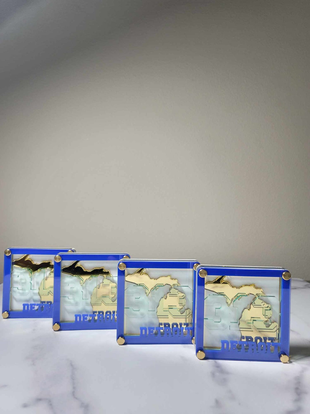 Layered Michigan Coaster- Digital File Only - Etsy