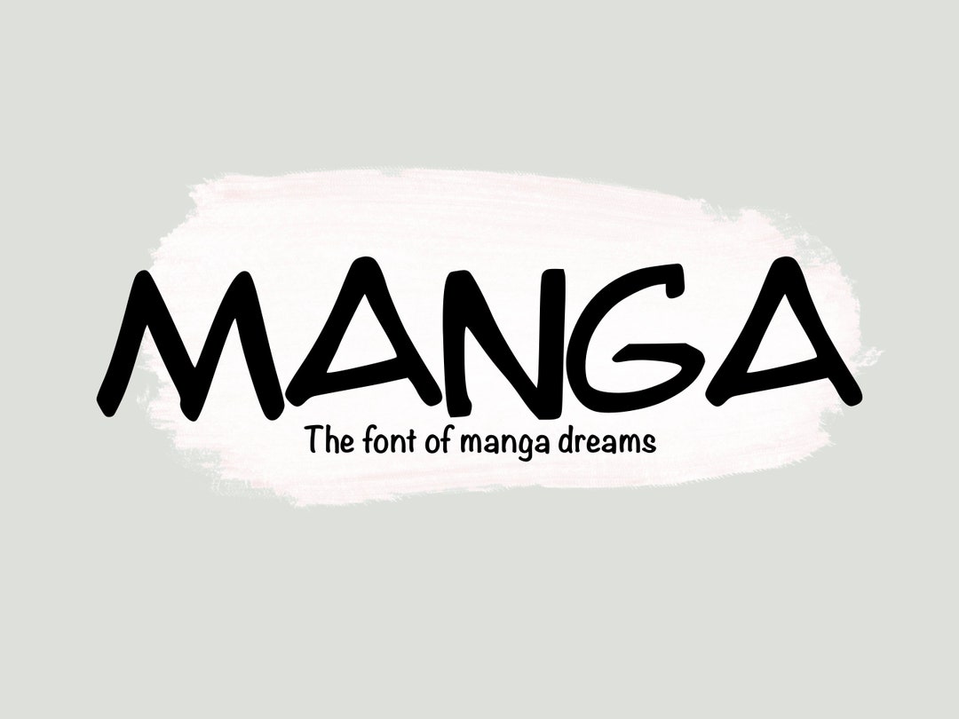 Manga Font - Font, Modern Font, Boho Handwritten Font, Branding Font ...