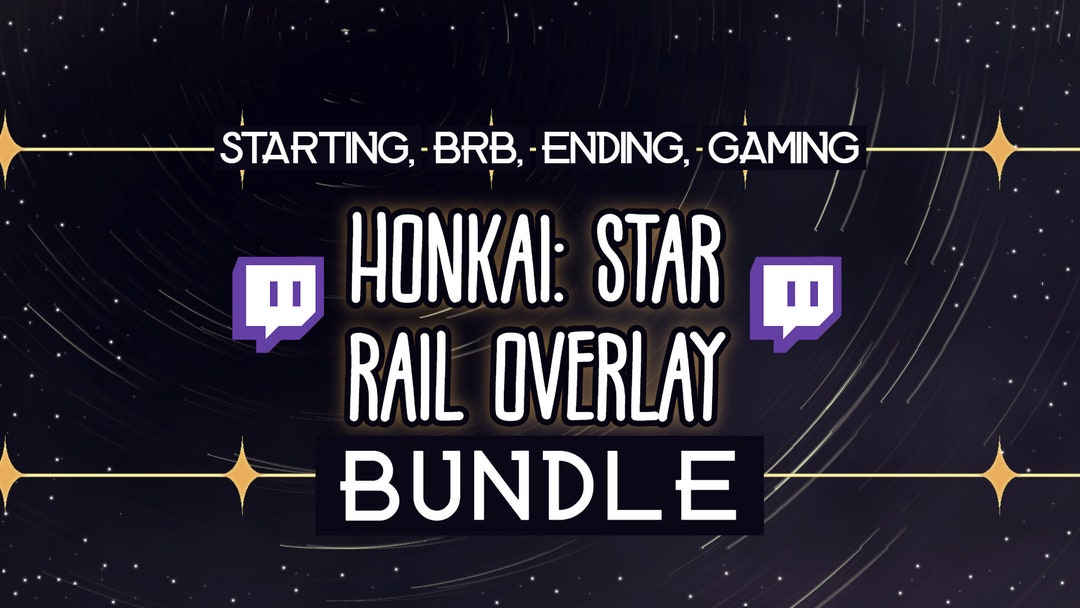 Honkai Star Rail Twitch Overlay Twitch Graphics, Overlay, Honkai Star ...
