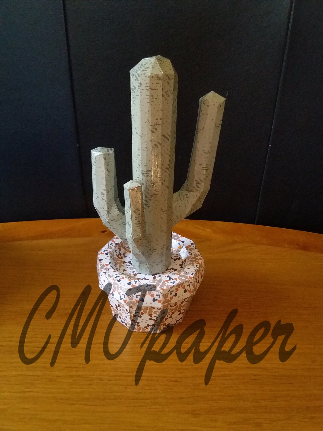 PAPERCRAFT CACTUS to Make Yourself Paper Cactus Sculpture, 3D Paper ...