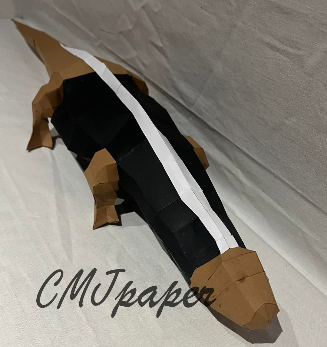 PAPERCRAFT Komodo Dragon Do It Yourself Paper Sculpture, 3D Paper ...