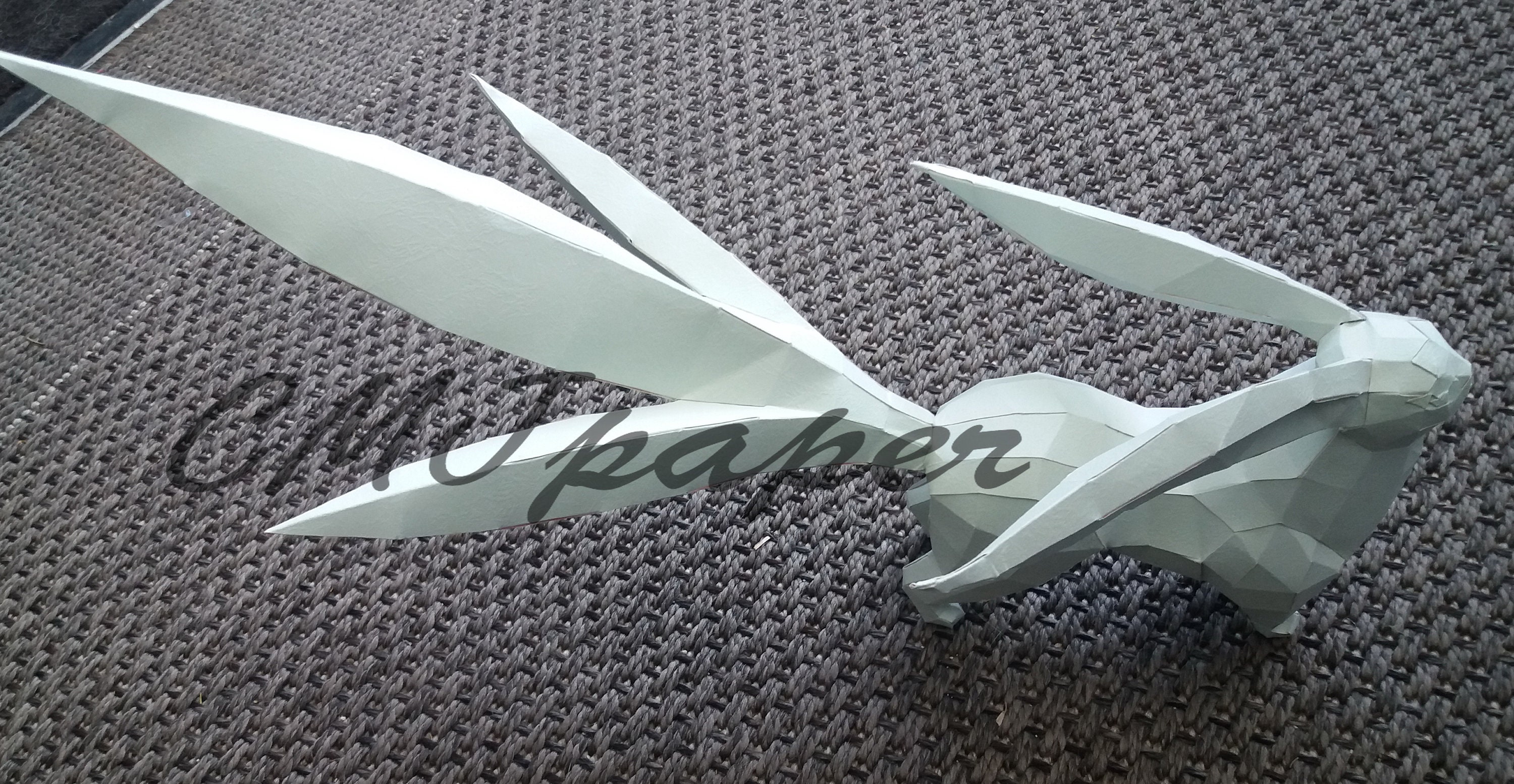 PAPERCRAFT CARBUNCLE Do It Yourself Final Fantasy/mascot Sculpture, 3D ...