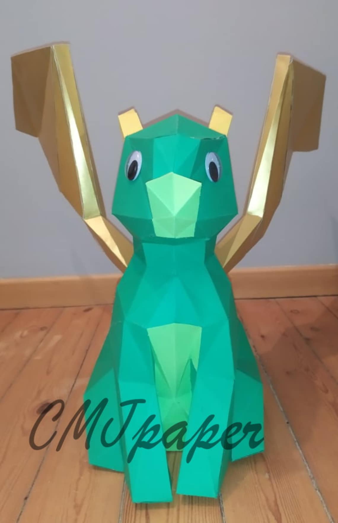 PAPERCRAFT DRAGON A réaliser vous-même Sculpture de dragon - Etsy France