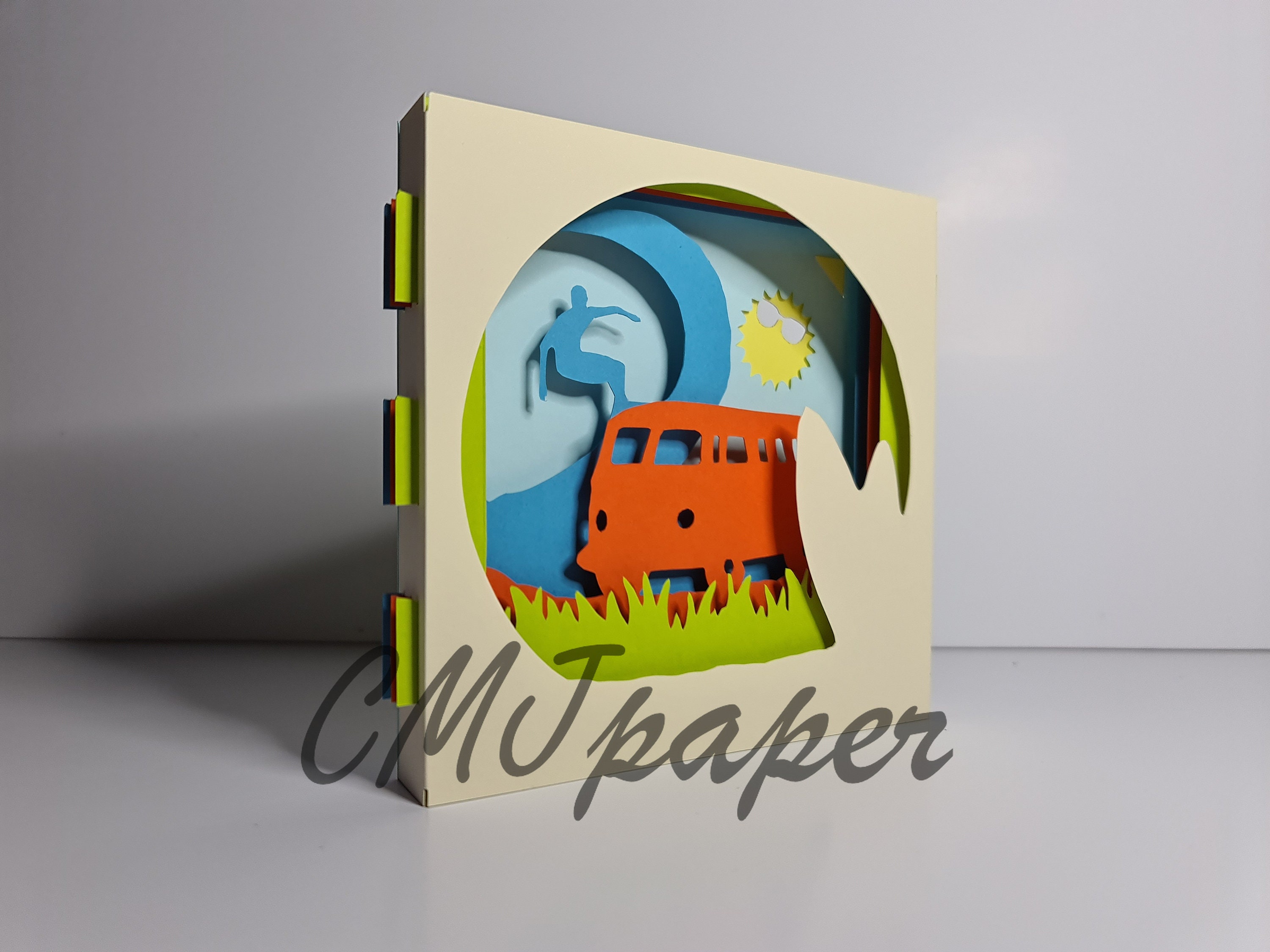 Pop-up Tunnel MAP to Be Done Yourself Combi / Holiday / Board Card, DIY ...