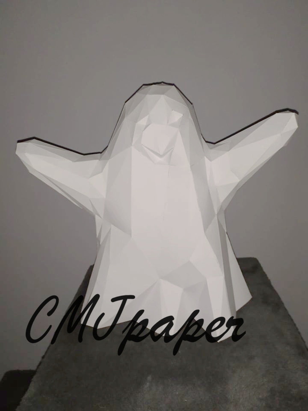 PAPERCRAFT GHOST to Make Yourself Paper Ghost Sculpture 3D - Etsy