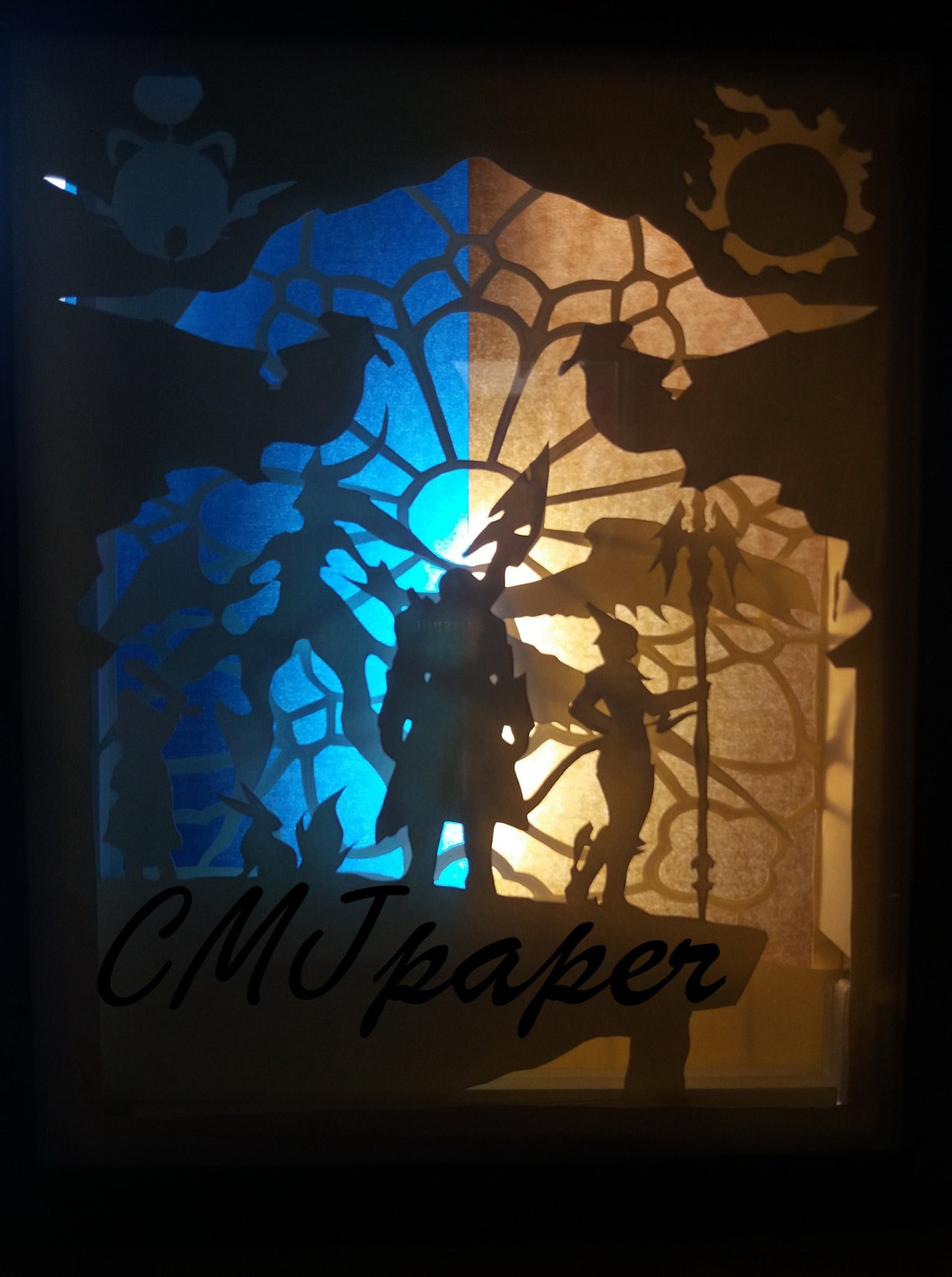 LIGHTBOX FINAL FANTASY A Réaliser Vous-même Tableau 3D En - Etsy