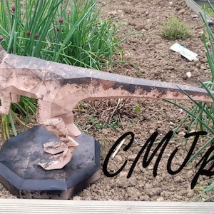 PAPERCRAFT RAPTOR A réaliser vous-même Sculpture de | Etsy France