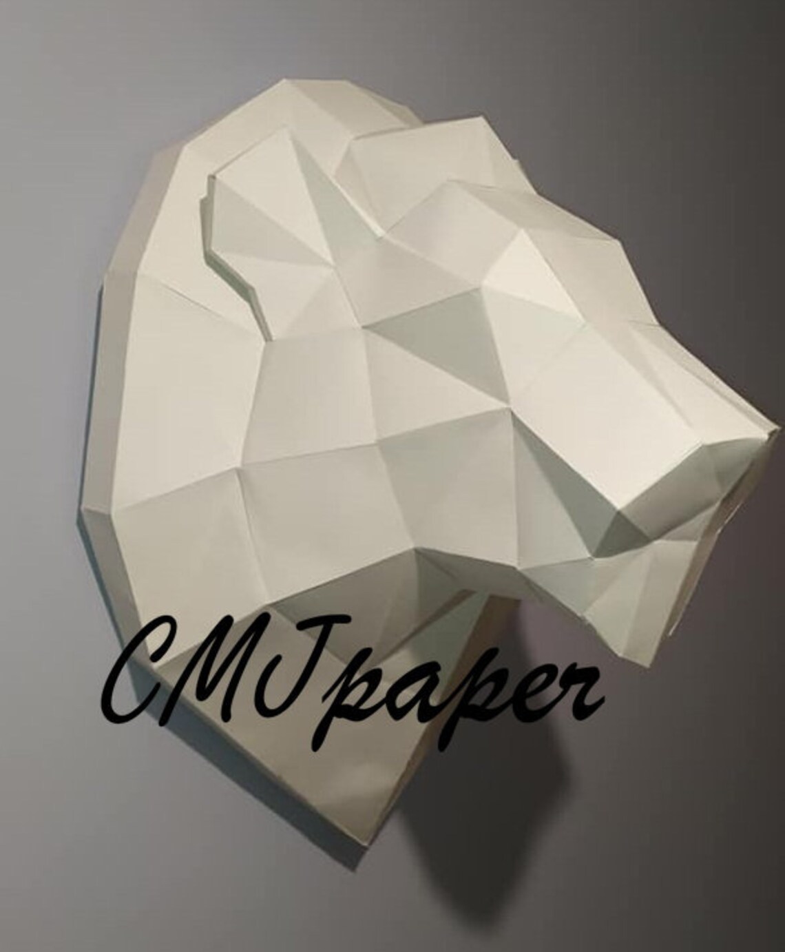 PAPERCRAFT LION TROPHE to Make Yourself Lion Head Paper - Etsy