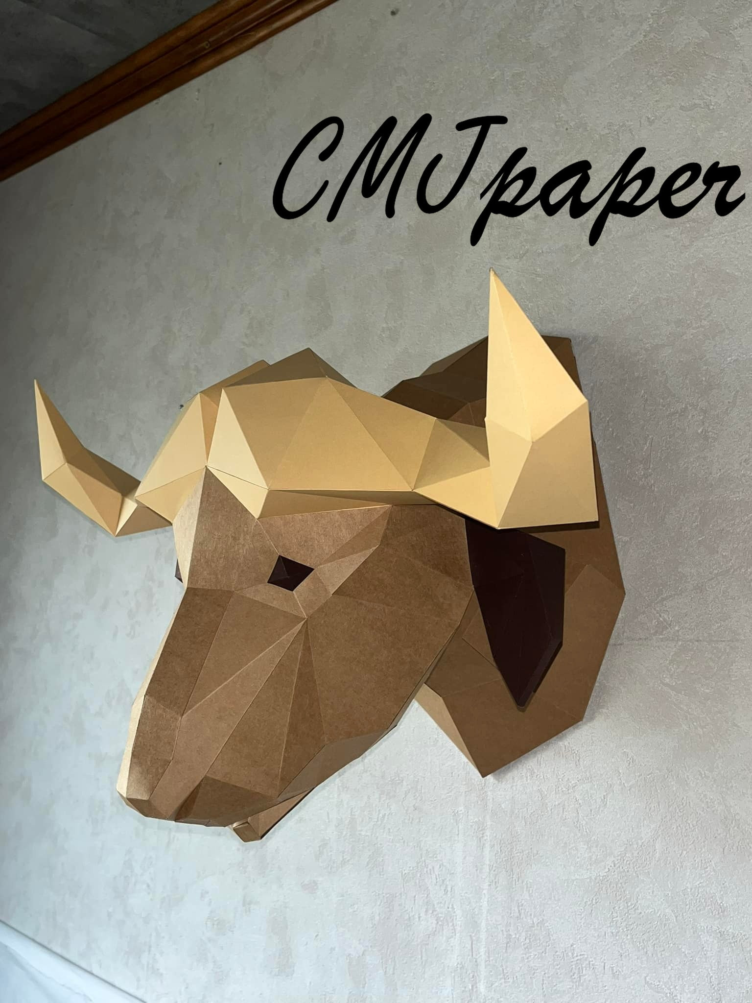 PAPERCRAFT BUFFALO YACK to Make Yourself Yak Buffallo Buffalo Paper ...