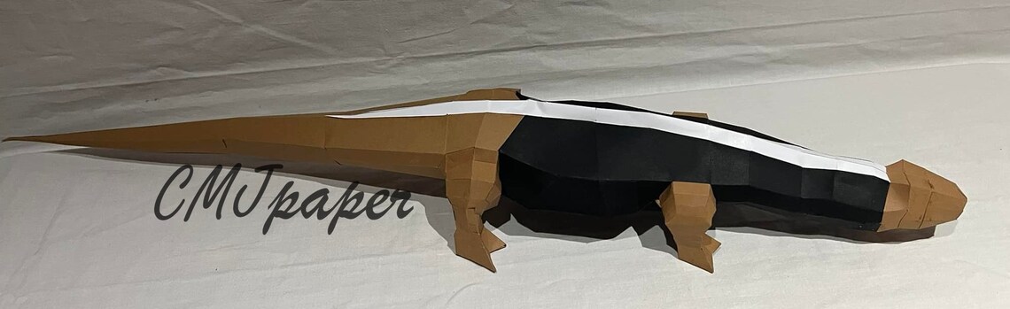 PAPERCRAFT Komodo Dragon Do It Yourself Paper Sculpture, 3D Paper ...
