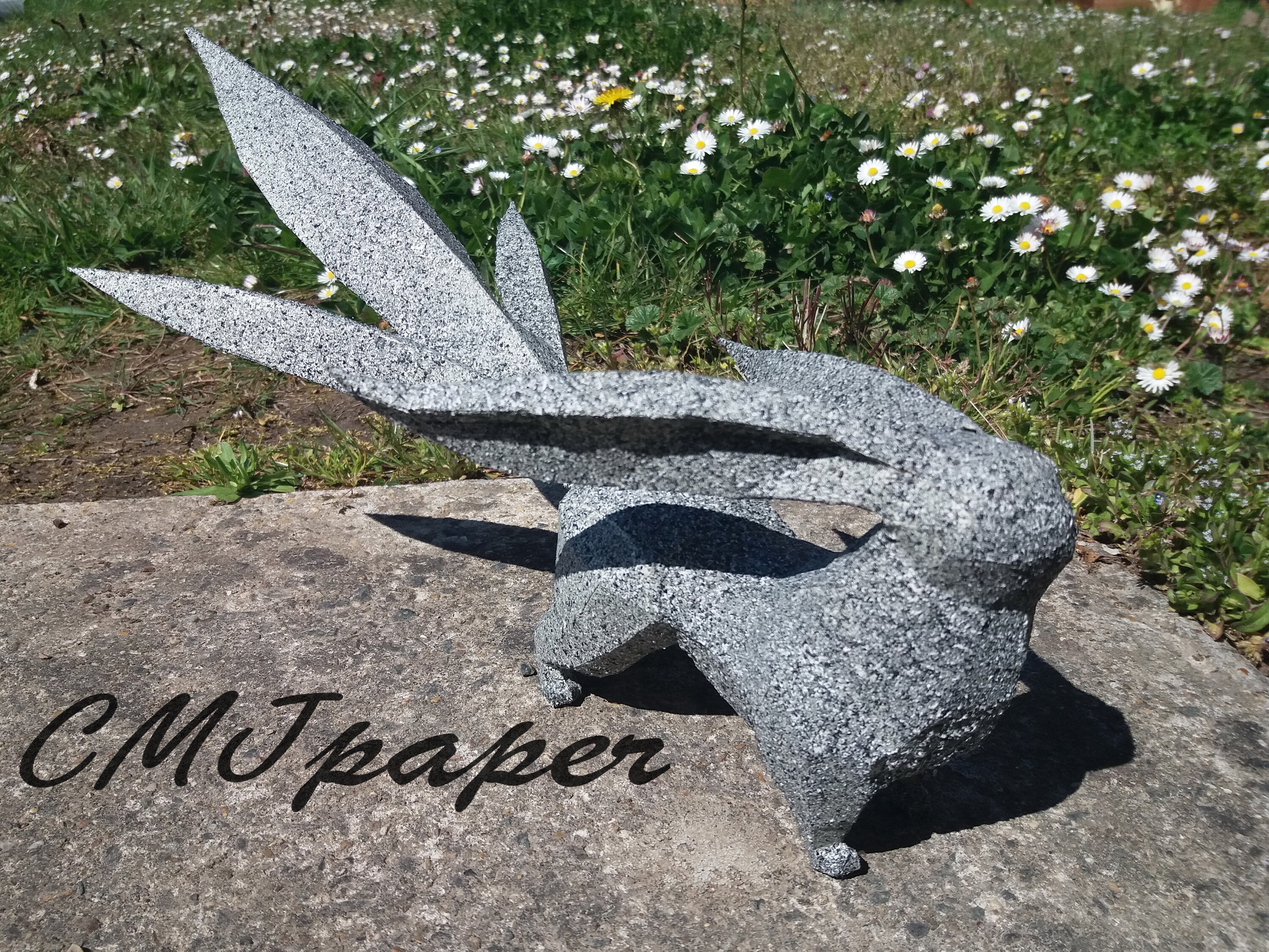 Promo 3 PAPERCRAFTS Carbuncle/garuda/chocobo-to Make Yourself Paper ...