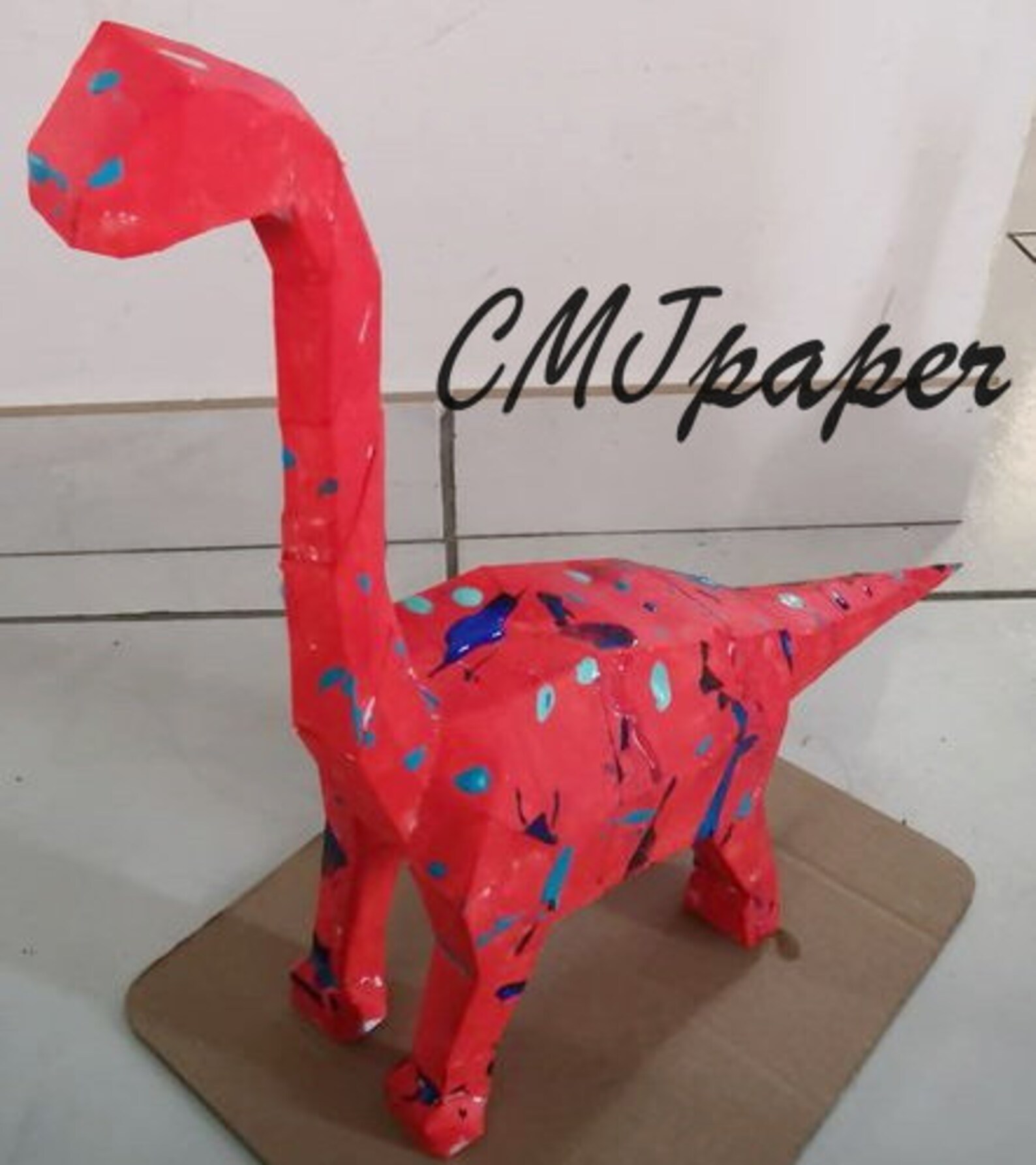 PAPERCRAFT Brachiosaurus-diplodocus Do It Yourself Paper Dinosaur ...