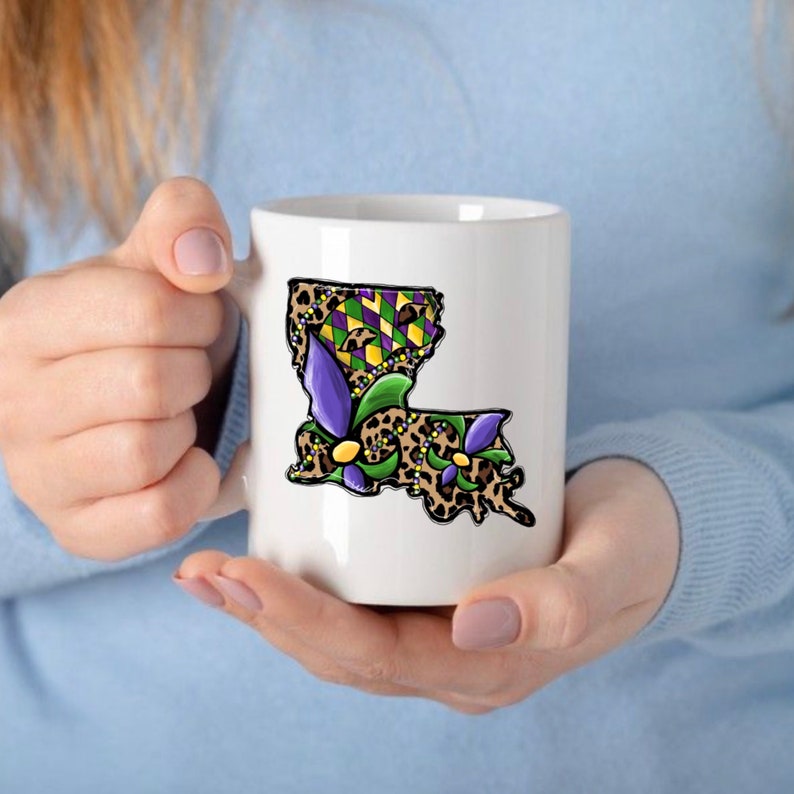 Leopard Louisiana Mardi Gras PNG /SVG Digital Download - Etsy