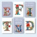 Graceful Alphabet Watercolor Png, 26 Floral Letters Clipart, Digital ...
