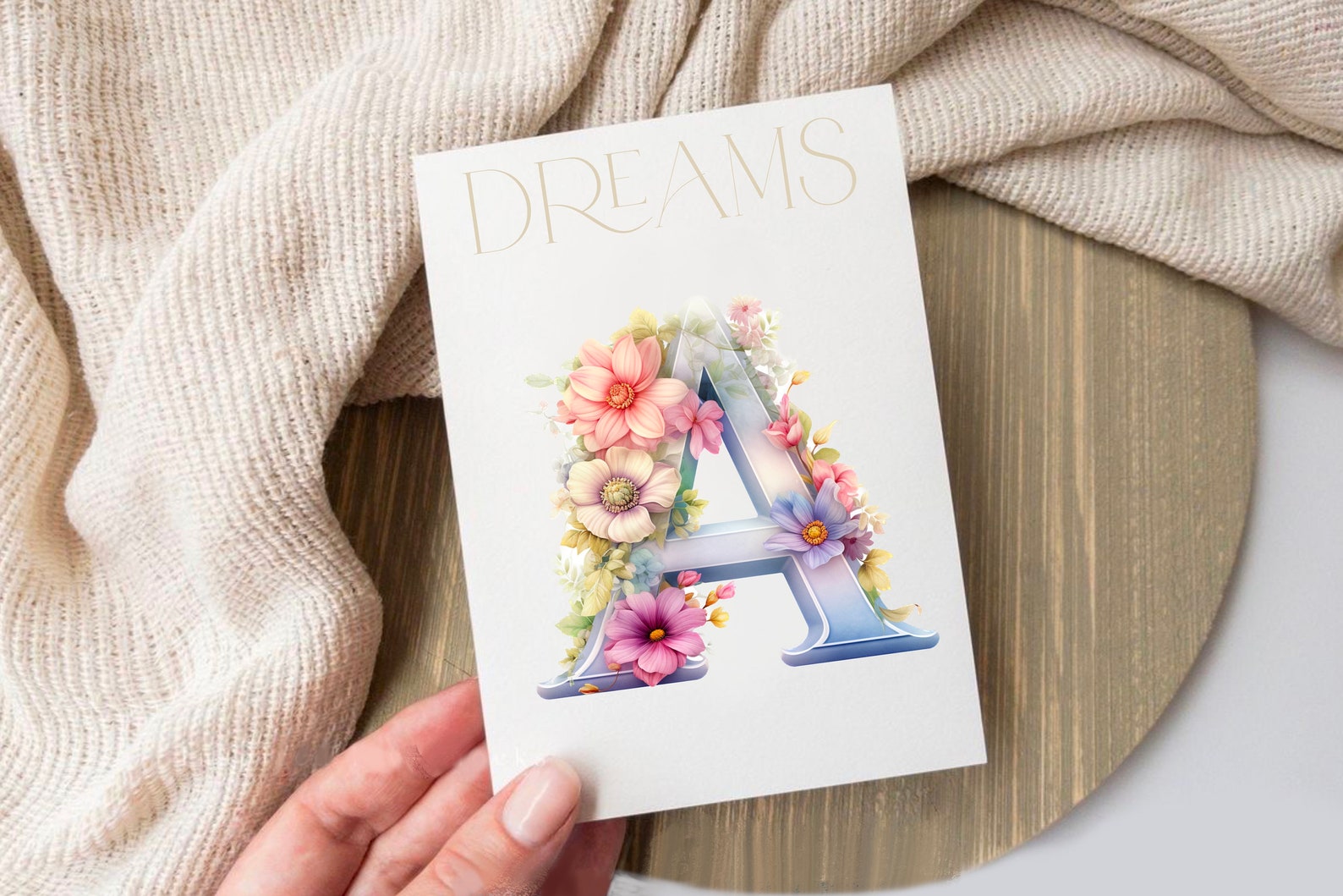 Pastel Alphabet Watercolor Png, 26 Floral Letters Clipart, Delicate ...