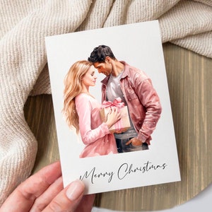 Romantic Christmas, Holiday Watercolor Clipart, Valentine's Day ...