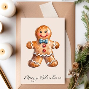 Christmas Gingerbread Watercolour Clipart, New Year, Holiday, Winter ...