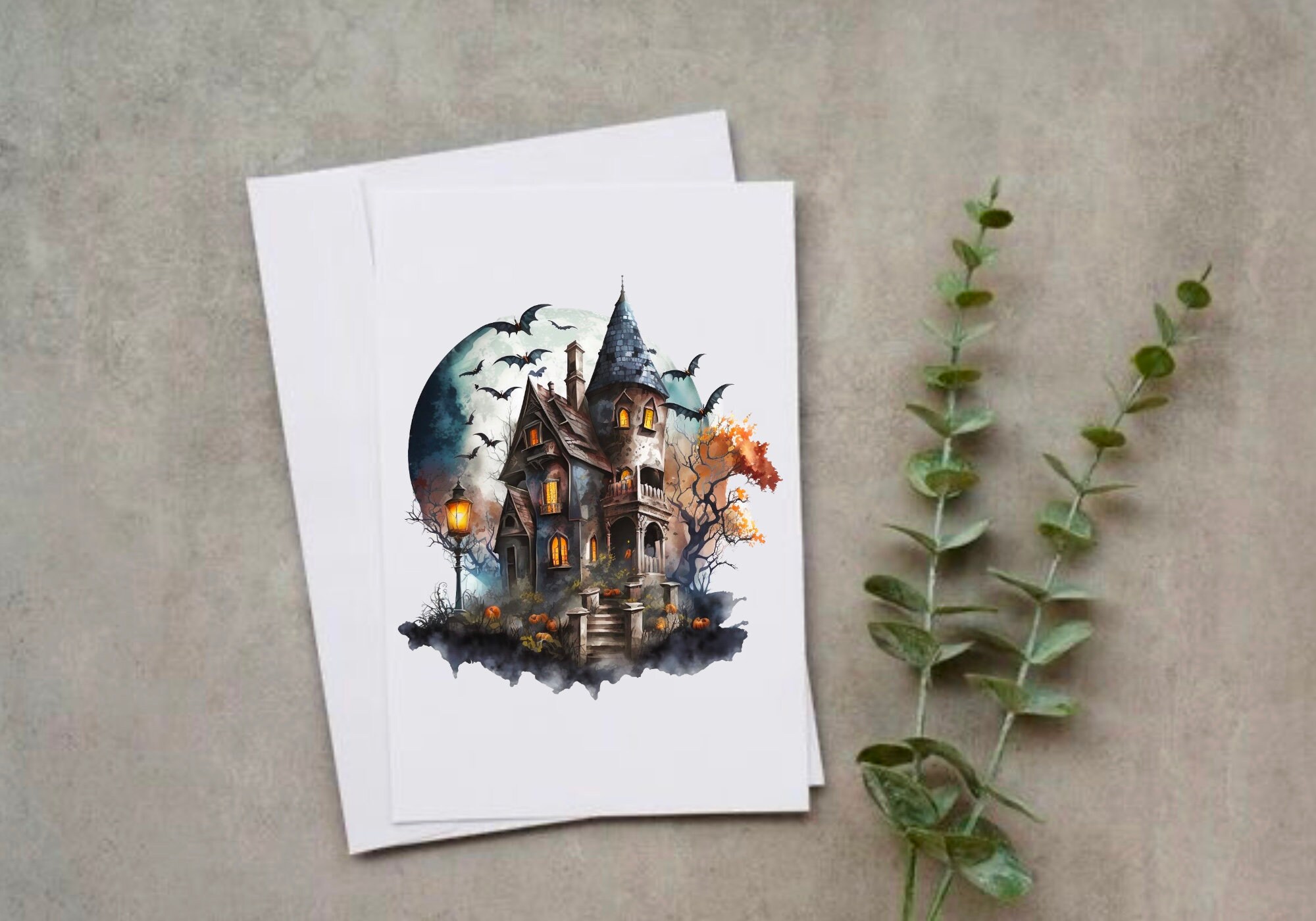Halloween Clipart Watercolor Png Zombies Vampires Pumpkins - Etsy