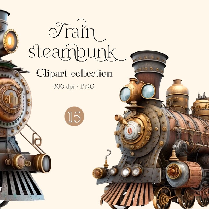 Steampunk Train - Etsy