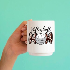 Mom Volleyball Cow Design Love Volleyball Download Logo - Etsy