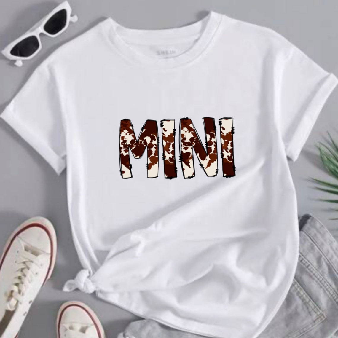 Mini Cow Sublimation Design Western SVG PNG Mother's Day - Etsy