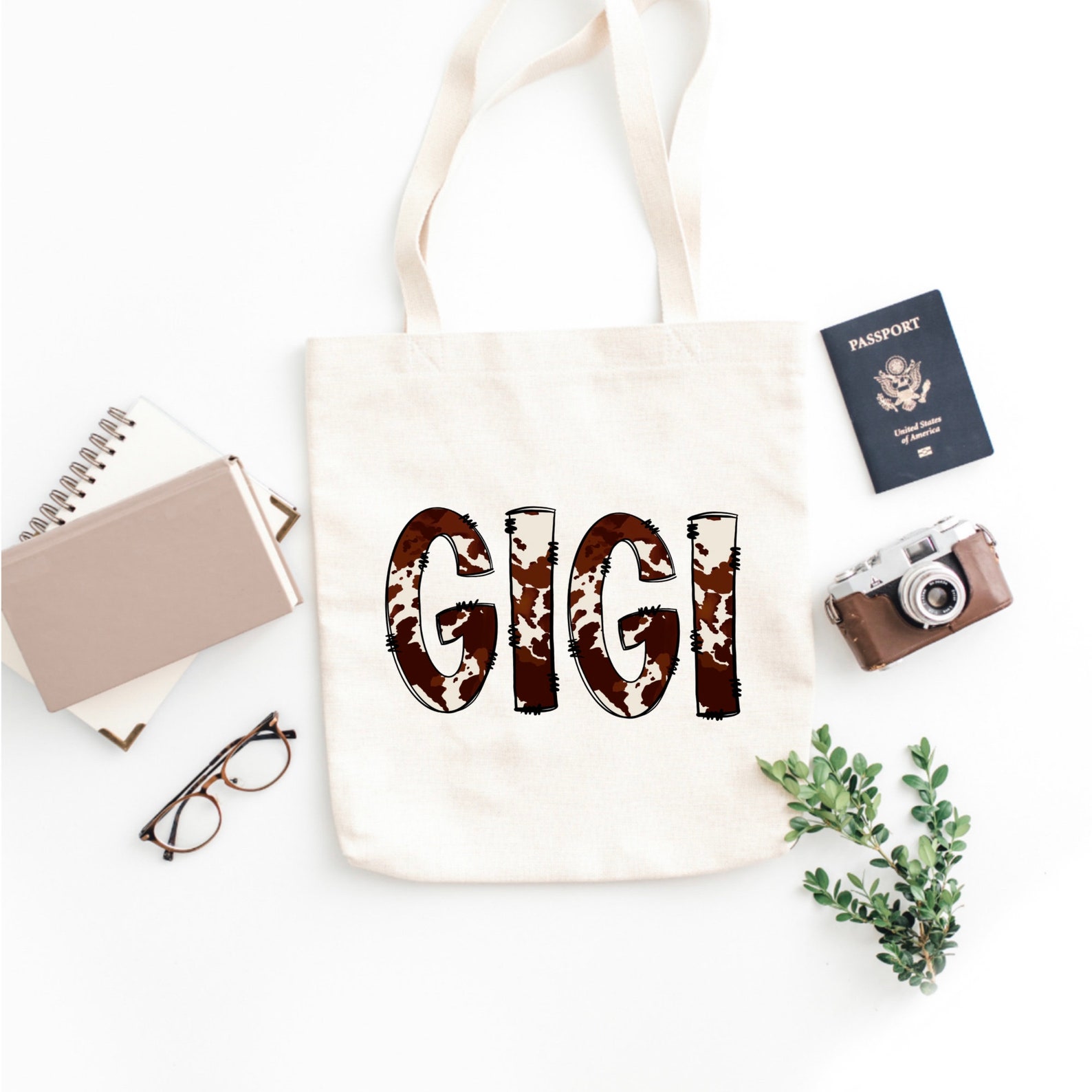 Gigi Cow Sublimation SVG PNG Mother's Day Design Hand - Etsy