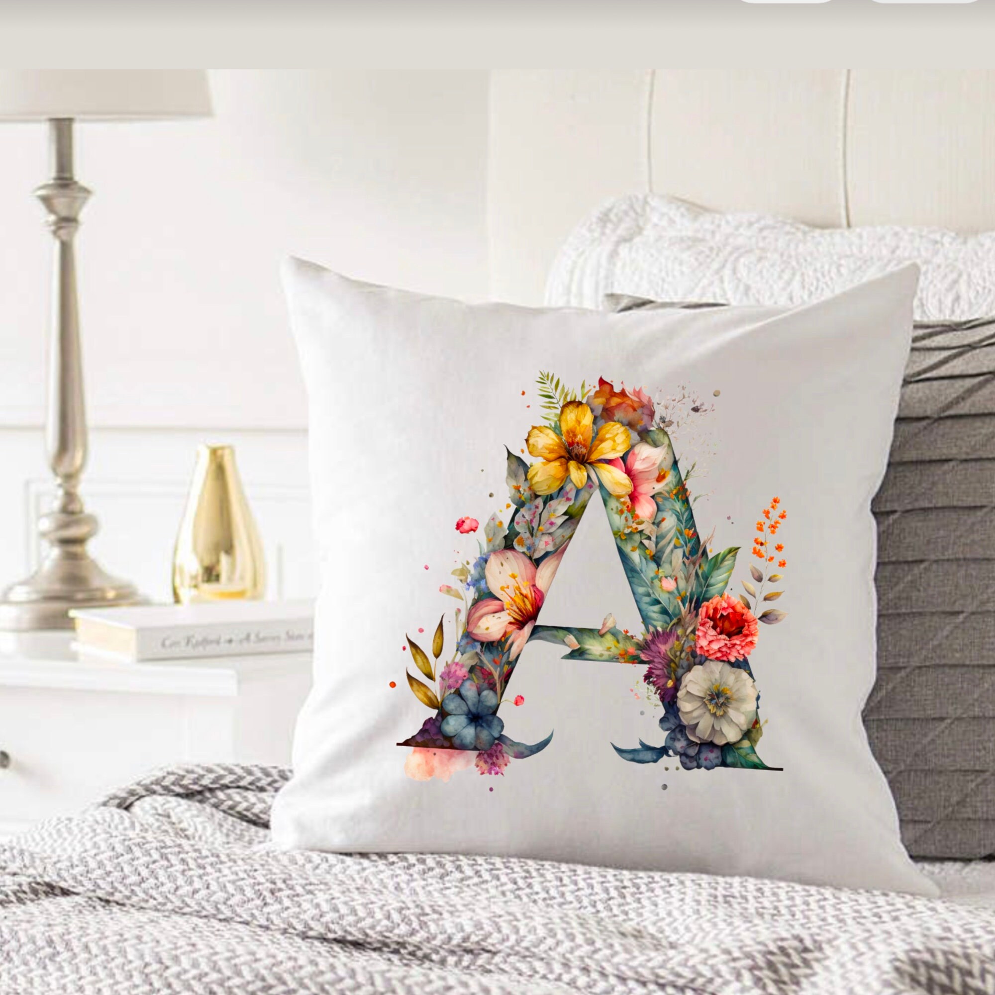 Watercolor Flower Letter A Png Clipart Botanical Letter A - Etsy Australia