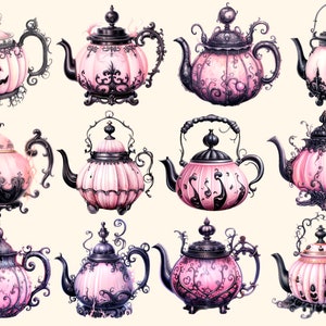 Evil Teapot Halloween Day Clipart Watercolor Png, Zombies, Vampires ...