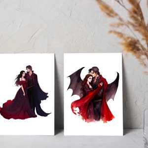 Vampires Clipart Png, Watercolor Occultism Set Sublimation Download ...
