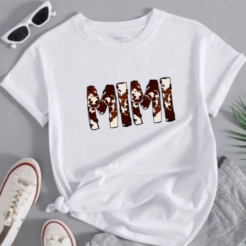 Western Mimi Cow SVG PNG Sublimation Design Hand Drawn Design - Etsy