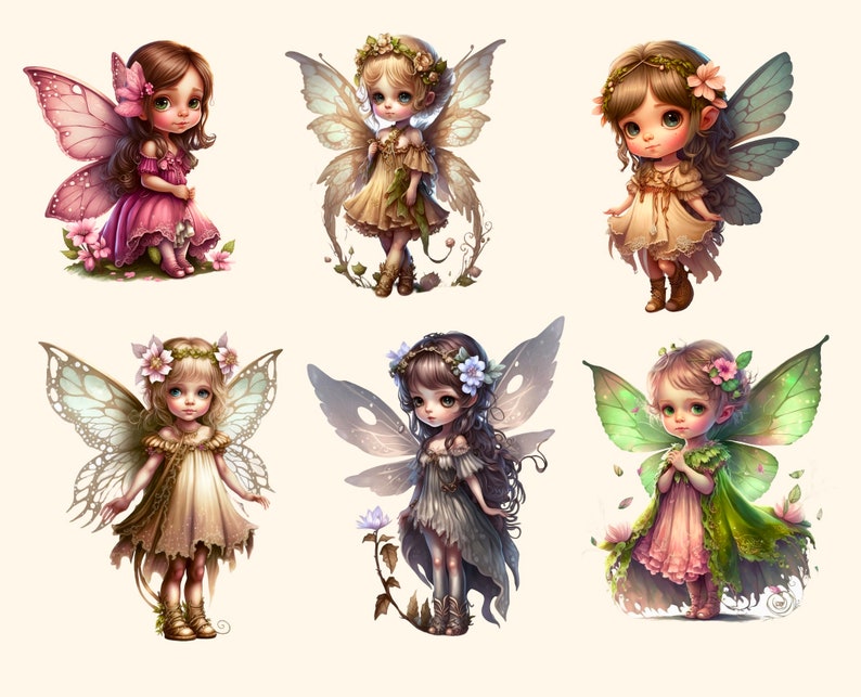 Light Elf Clipart Watercolor Png Digital Print Illustration - Etsy