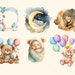 Sweet Dreams Baby Watercolor Clipart Newborn Children PNG - Etsy