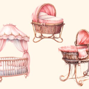 Baby Girl, Watercolor Clipart, Newborn Children PNG, Girl, Nursery ...