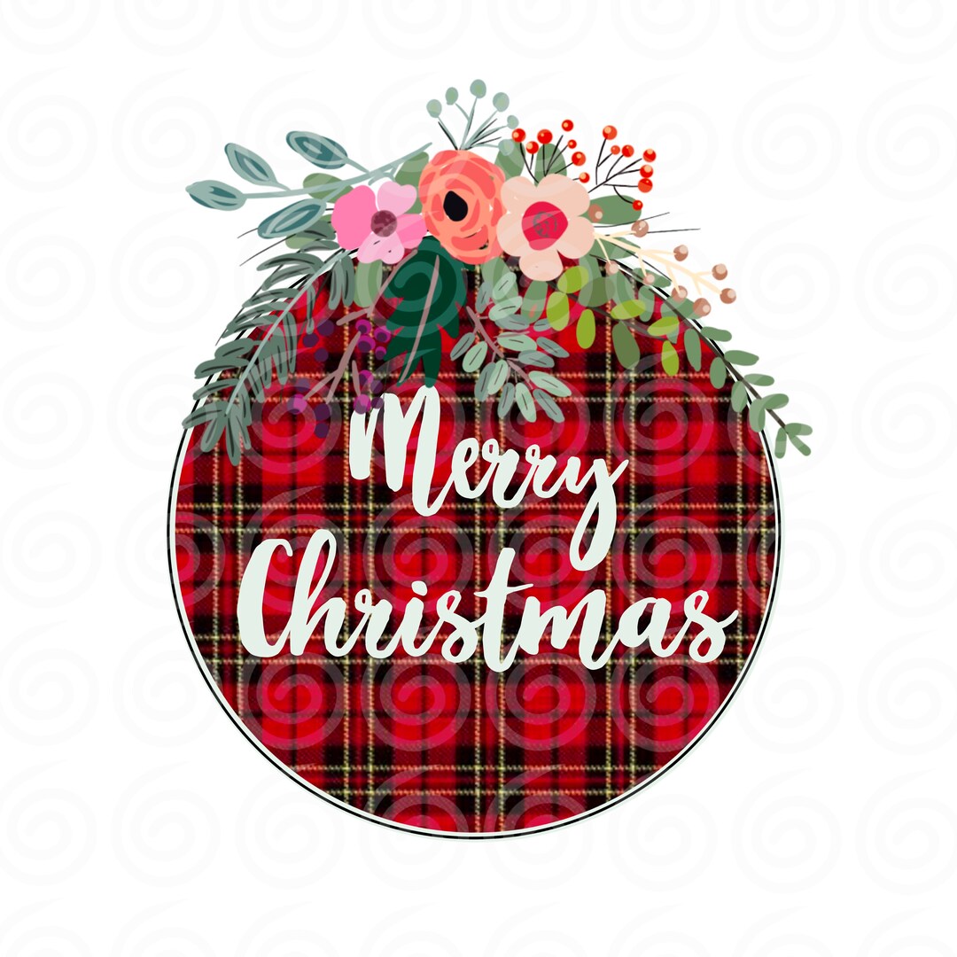 Merry Christmas 2021 Png, Merry Christmas Png, Door Hanger Png, Digital ...