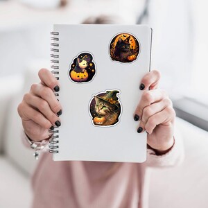 Magic Cats Sticker Pack Printable PNG Stickers, Digital Stickers - Etsy