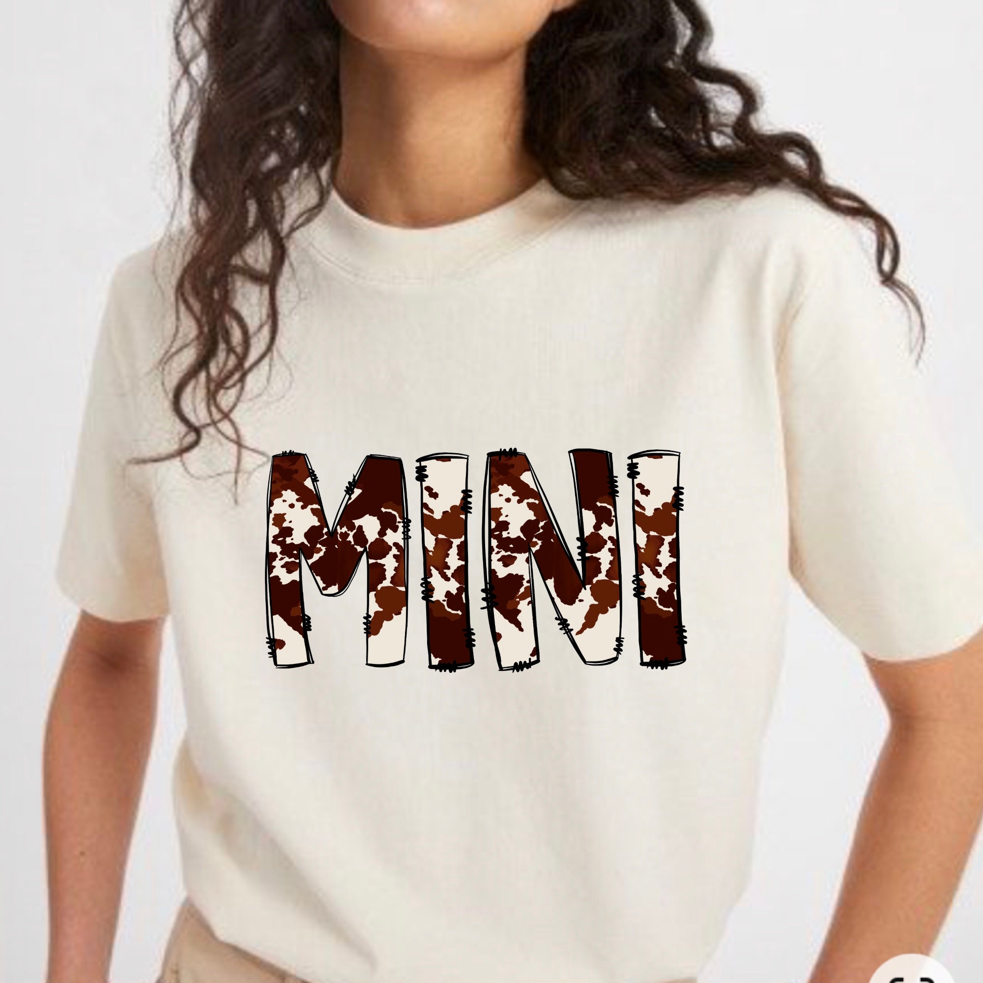 Mini Cow Sublimation Design Western SVG PNG Mother's Day - Etsy