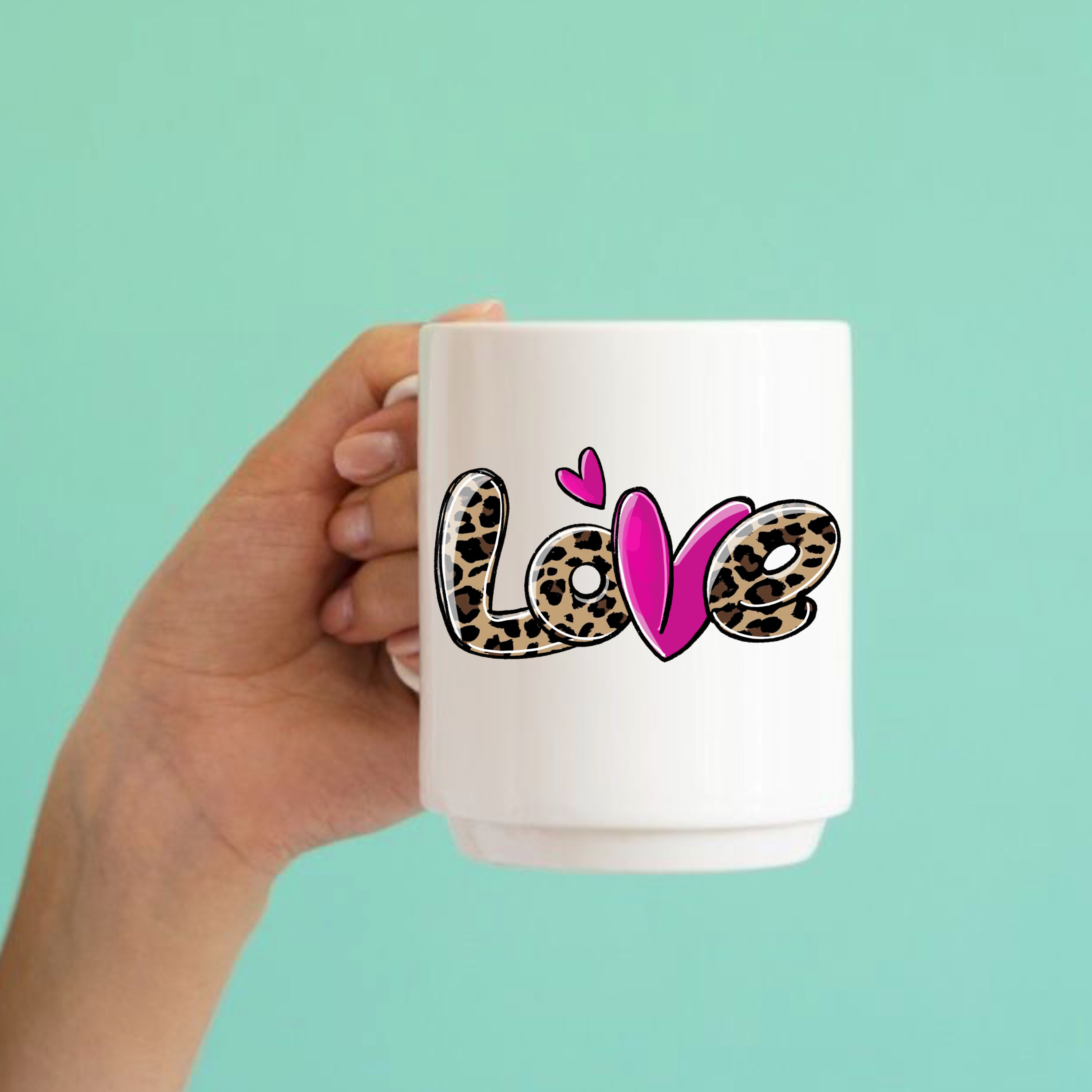 Love Leopard SVG / PNG for Sublimation Love Hand Drawn Png - Etsy