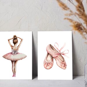 Little Ballerina Watercolor Clipart, Girl Children PNG, Girl, Nursery ...