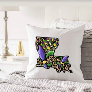 Leopard Louisiana Mardi Gras PNG /SVG Digital Download, Carnaval New ...