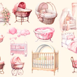 Baby Girl, Watercolor Clipart, Newborn Children PNG, Girl, Nursery ...