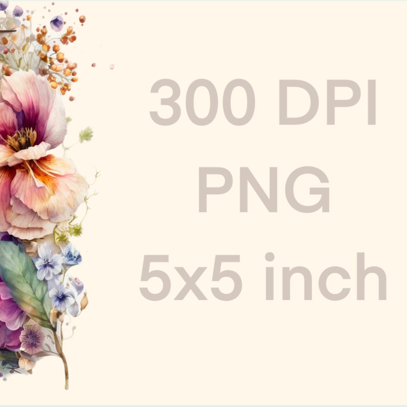 Watercolor Flower Letter O Png Clipart Botanical Letter O - Etsy