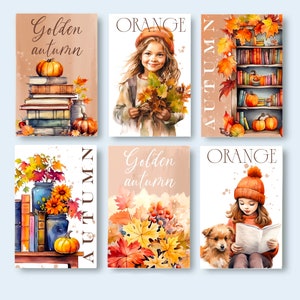 Autumn Tales, Autumn Watercolor Clipart Png, Reading Place, Bookworm ...